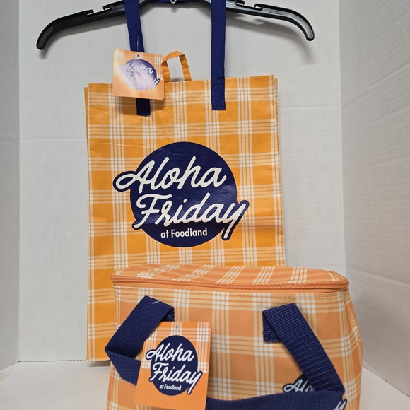 Foodland Hawaii | Bags | Foodland Hawaii Aloha Friday Orange Palaka ...